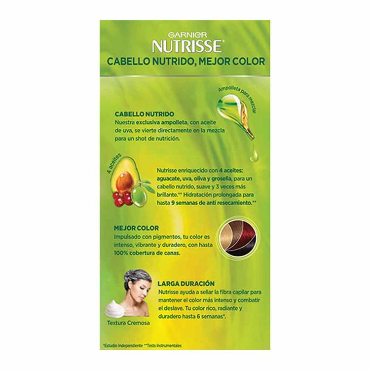 Tintes de cabello Nutrisse Color Nuez 53 cubre canas | Garnier México