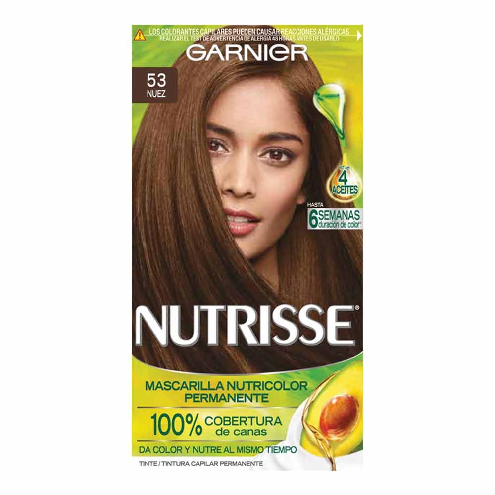 Tintes de cabello Nutrisse Color Nuez 53 cubre canas | Garnier México