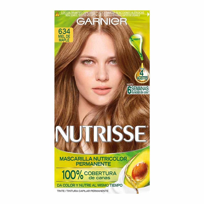 Gama Nutrisse Regular 634 Tono Miel De Maple | Garnier
