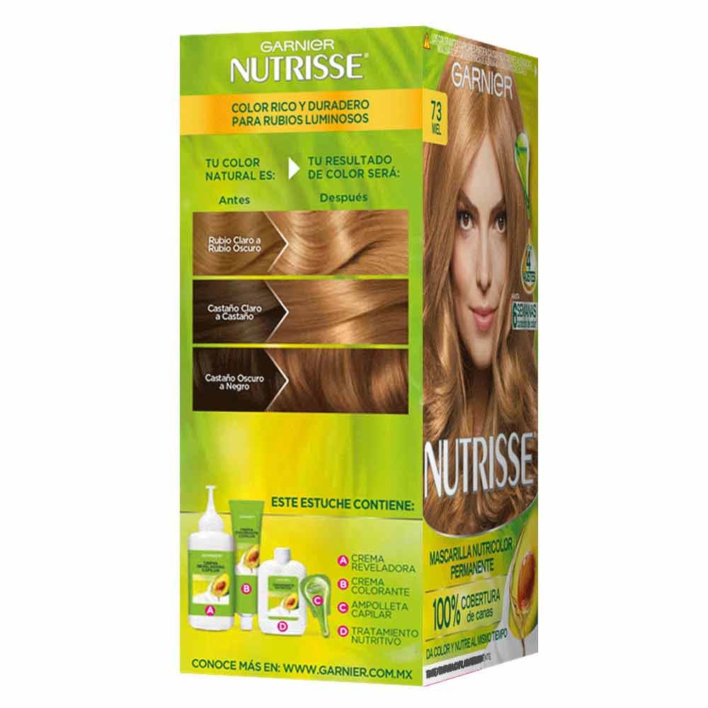 Tinte de cabello Nutrisse Color Miel 73 cubre canas | Garnier México