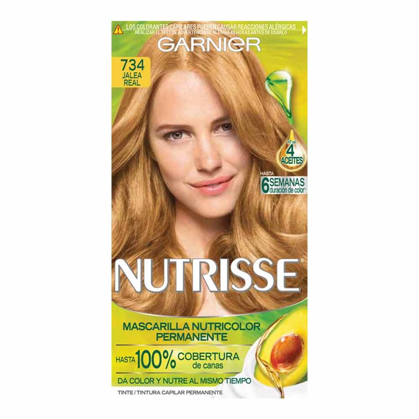 Tinte Rubio 734 Jalea Real Nutrisse Regular | Garnier México