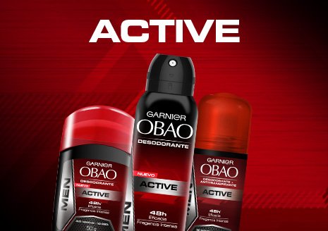 Desodorantes y antitranspirantes para hombre - Obao | Garnier México