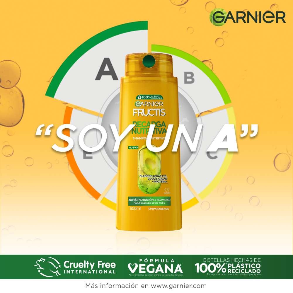 Shampoo Fructis Recarga Nutritiva de Garnier | Garnier México