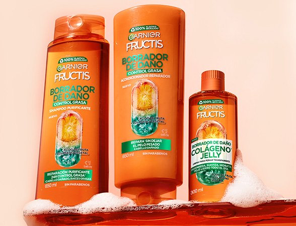 Fructis Borrador de Daño Control Grasa | Garnier México