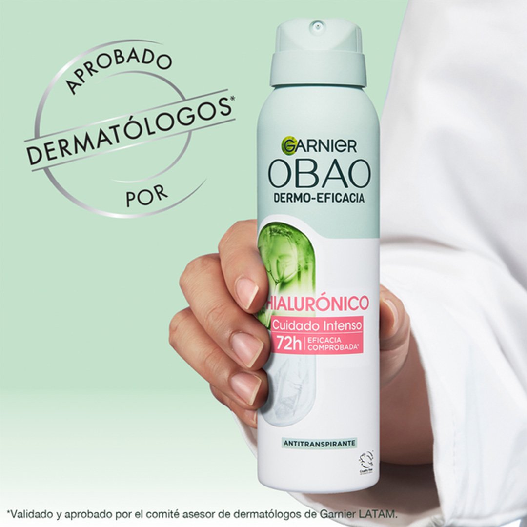 Desodorante Obao Dermoeficacia Aerosol Hialurónico | Garnier México