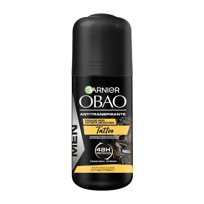 Antitranspirante en roll on Intense Rebel | Obao Men Tattoo de Garnier