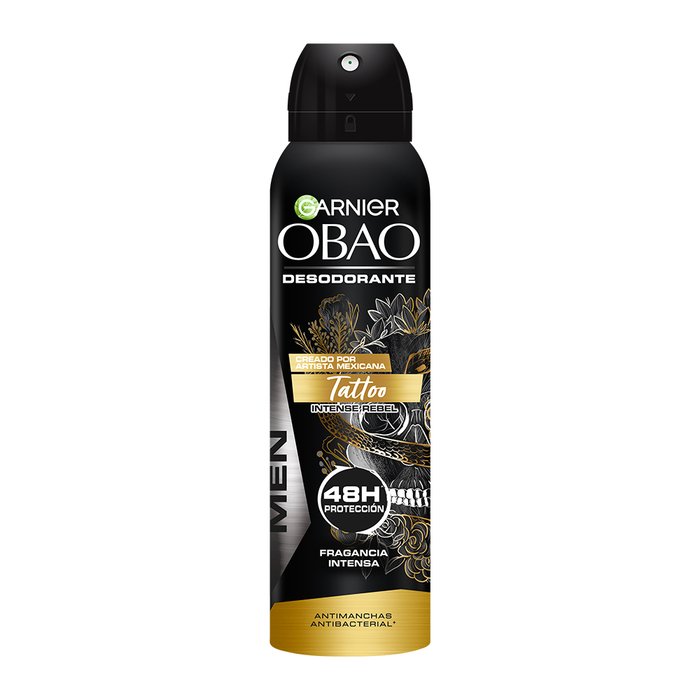 Desodorante en spray Intense Rebel Obao Men Tattoo | Garnier