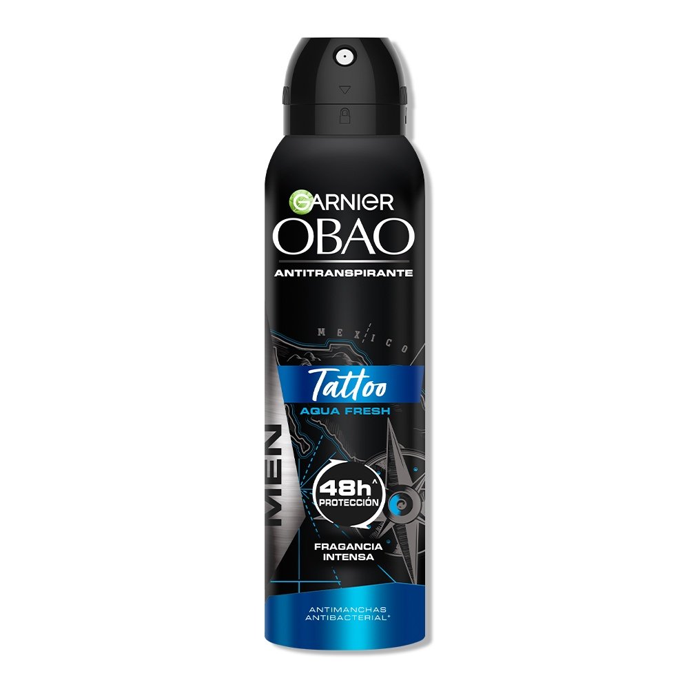 Antitranspirante en spray Aqua Fresh Obao Men Tattoo | Garnier