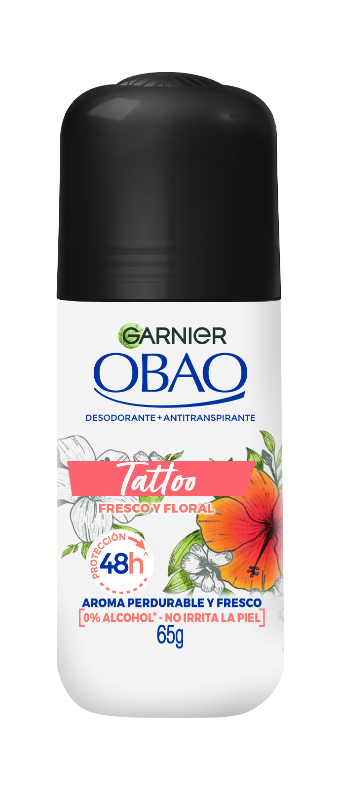 Desodorante en roll on Fresco floral | Obao Women Tattoo de Garnier