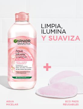 Agua Micelar con Agua de Rosas Todo en 1 | Garnier México