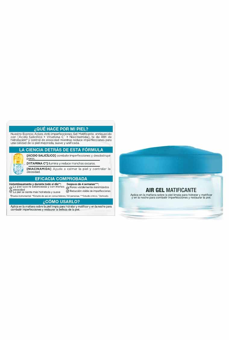 Express Aclara Crema Hidratante Matificante Gel para Piel Grasa