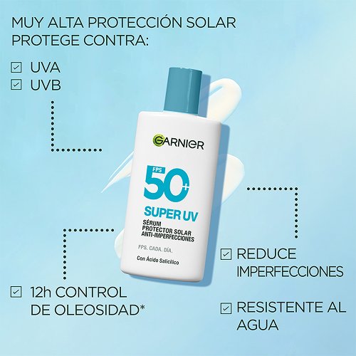 Super UV Protector Solar Facial Fluido Anti-Imperfecciones