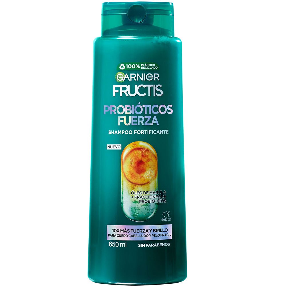 Shampoo Fructis Probióticos Fuerza | Para cabello frágil
