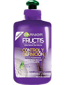 Crema para peinar fructis rizos poderosos | Garnier México