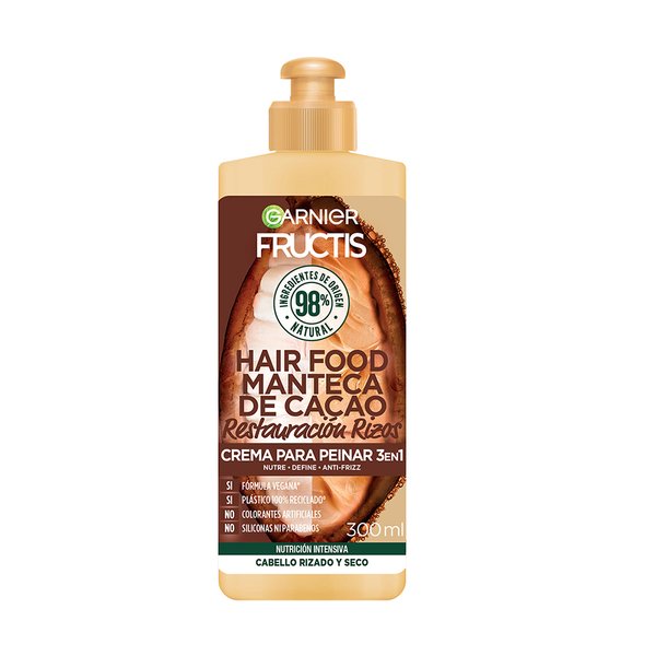 Crema Para Peinar Rizos Fructis Manteca De Cacao | Garnier