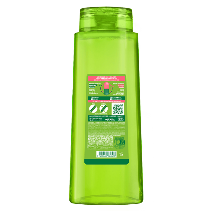Shampoo 2 En 1 Anti Frizz Fructis Adiós Esponjado | Garnier
