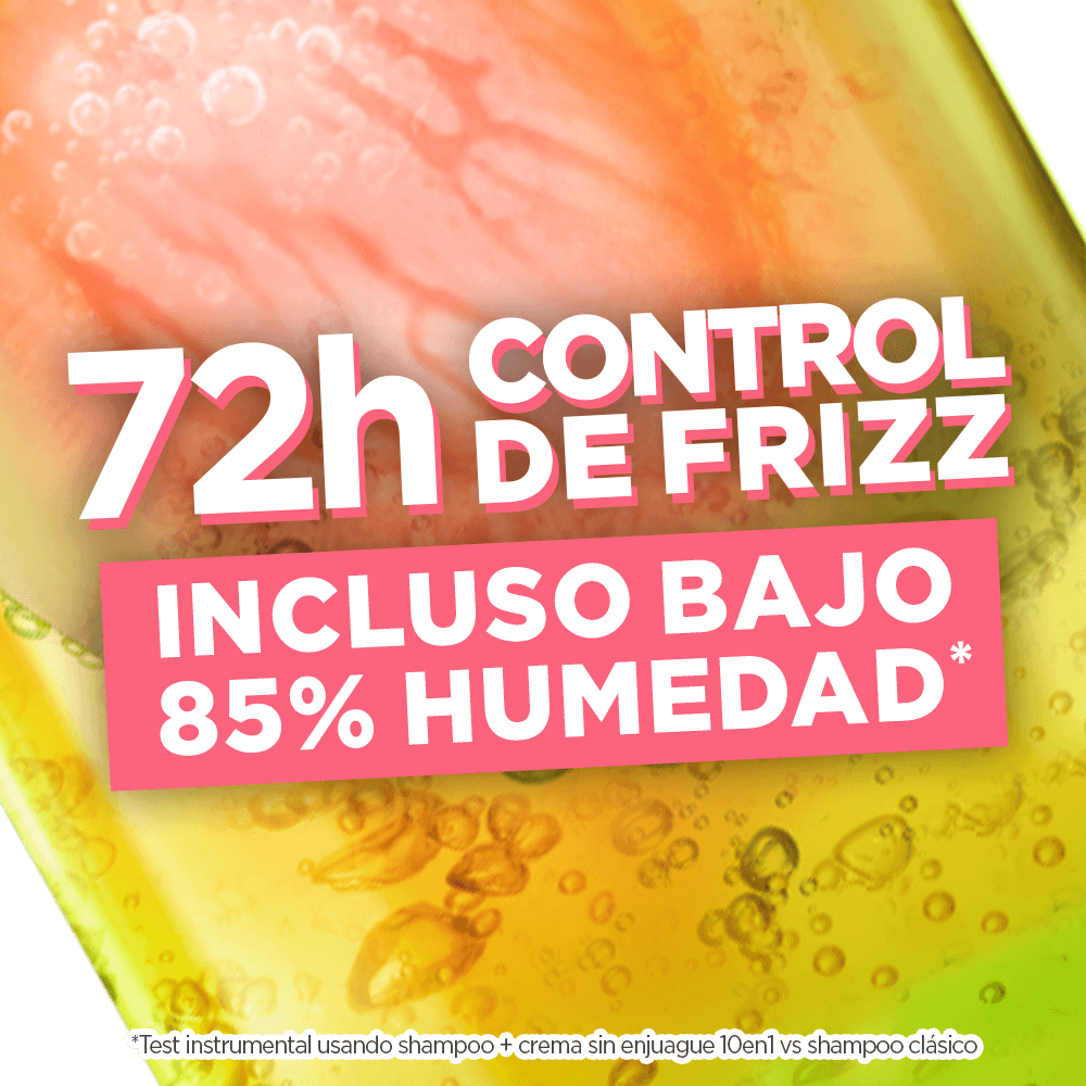 Shampoo 2 En 1 Anti Frizz Fructis Adiós Esponjado | Garnier