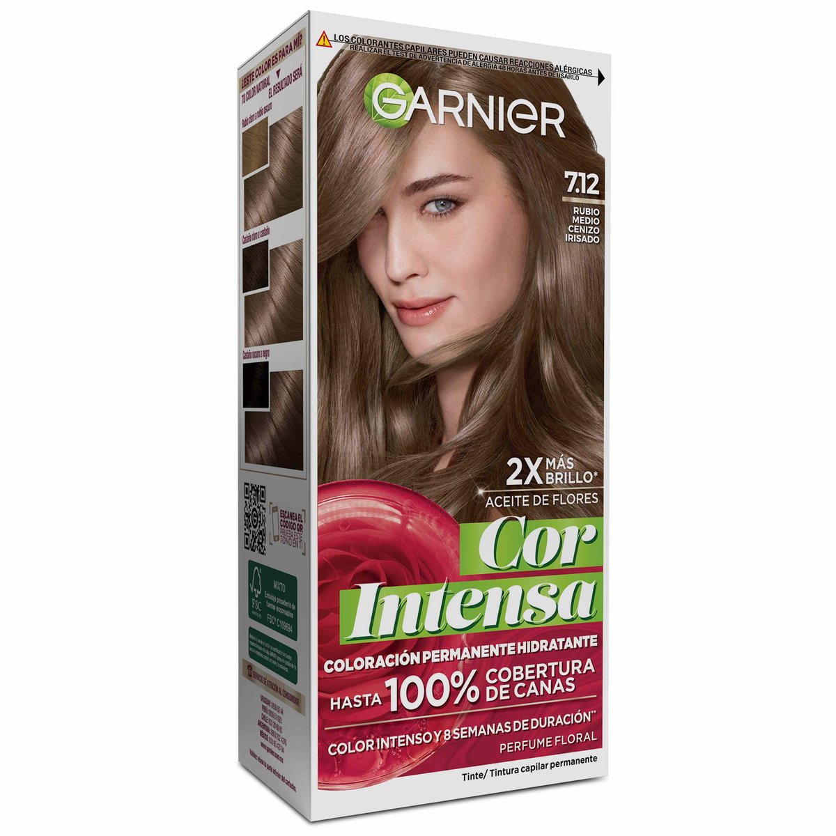 Garnier Nutrisse Cor Intensa Tono 7.12 | Coloración para cabello