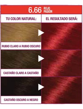 Tinte 6.6 Rojo Intenso Cor Intensa