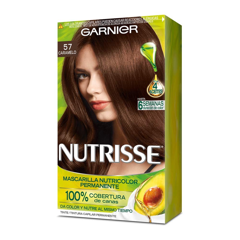 Tinte 57 Caramelo Nutrisse Regular | Garnier México