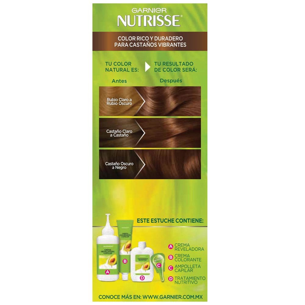 Tinte 57 Caramelo Nutrisse Regular | Garnier México