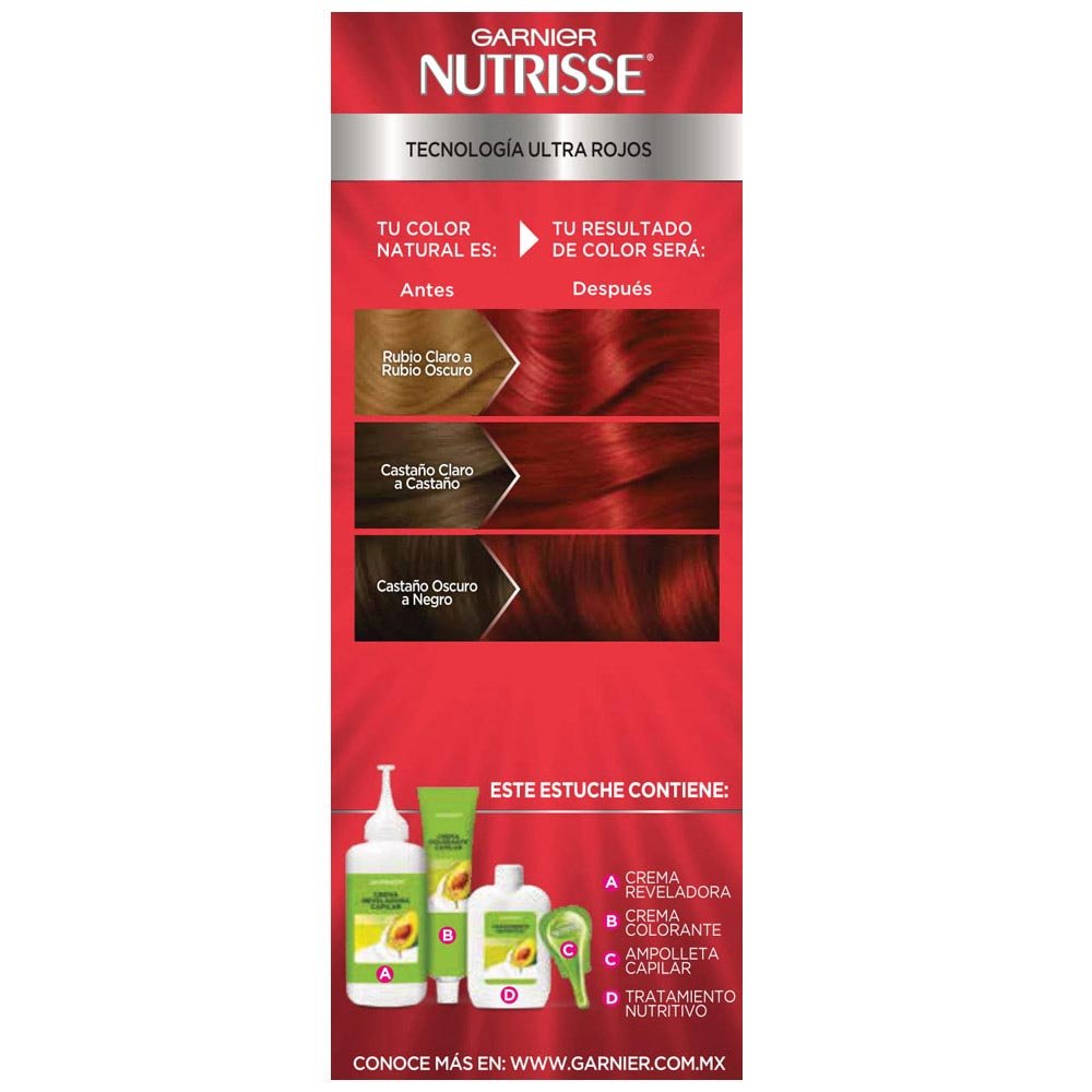Tinte 6660 Rojo Manzana Nutrisse Coloríssimos