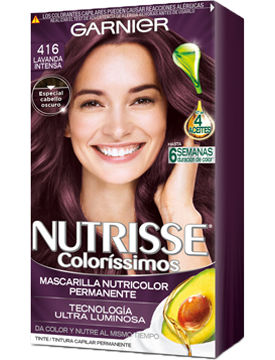Tinte Violeta Para Cabello Nutrisse Y Cor Intensa | Garnier