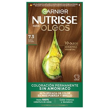 Tono 7.3 rubio dorado | Nutrisse Oleos | Garnier México