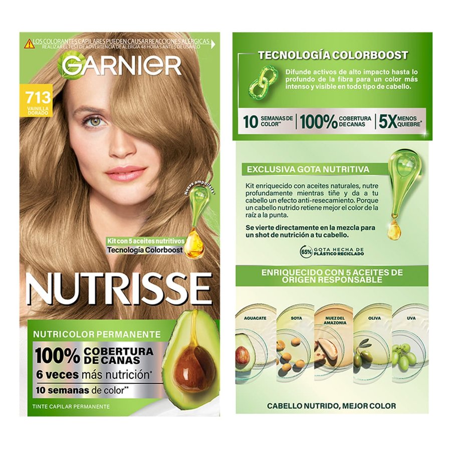 Garnier Nutrisse Regular Tono 713 | Coloración para cabello