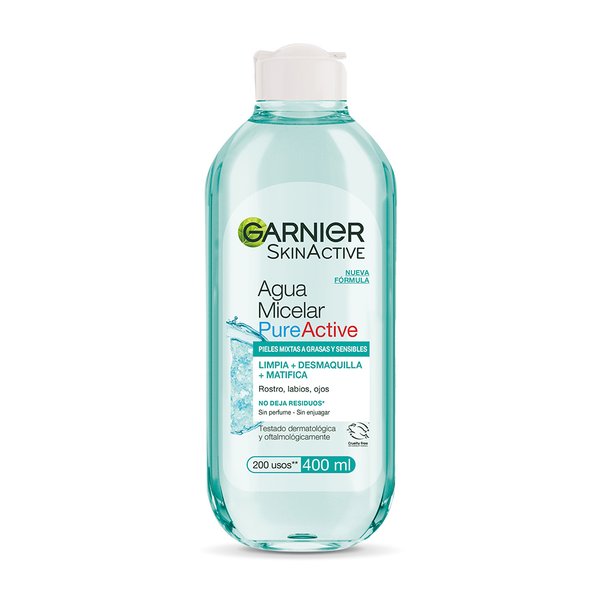 Pure Active Agua Micelar Todo en 1 - Piel mixta y grasa | Garnier