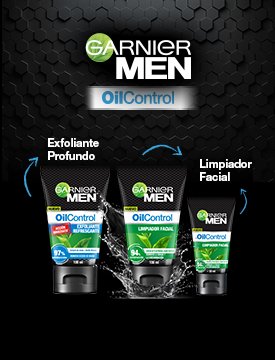 Oil Control Limpiador Ganier Men Cruelty Free | Garnier